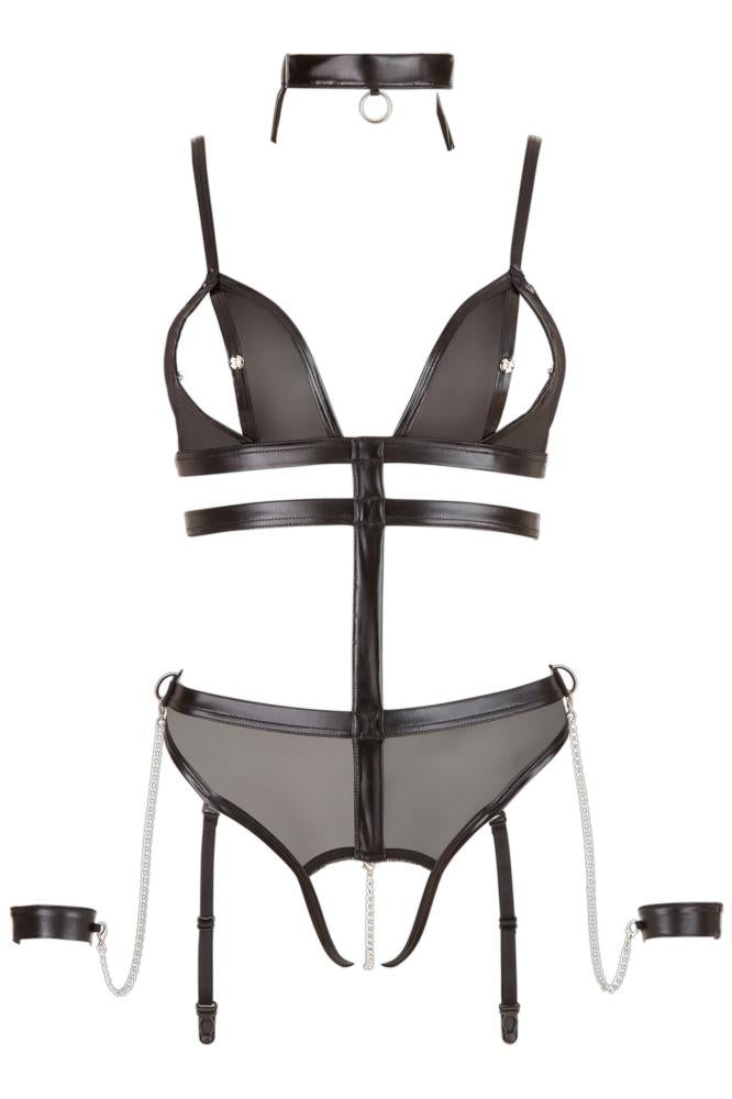 Cottelli Bondage Crotchless Body with Chains | Fetshop